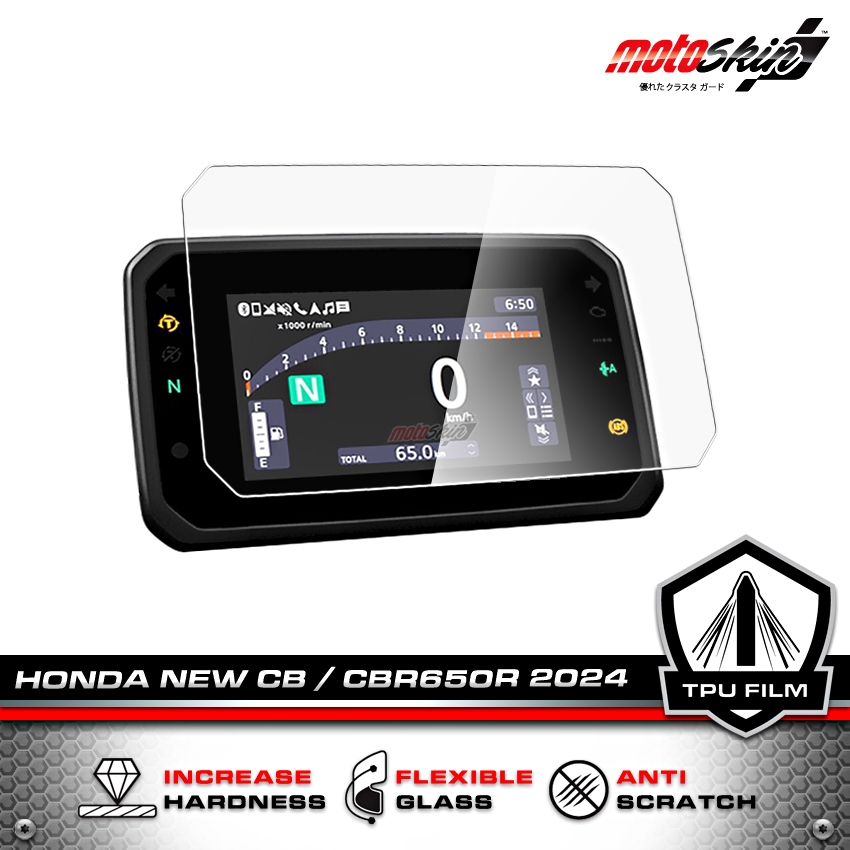 motoSkin Plexiglass Film Dial Protector HONDA CB/CBR650R Year 2024 ...
