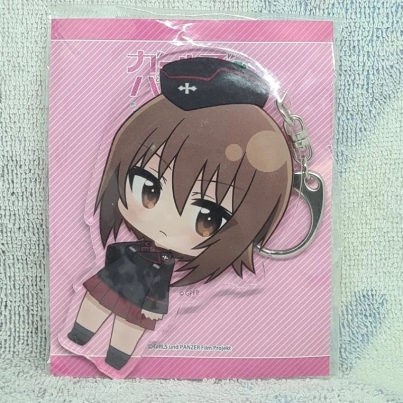 Girls und Panzer Movie Puni Chara Deka Keychain-Nishizumi Maho | Shopee ...