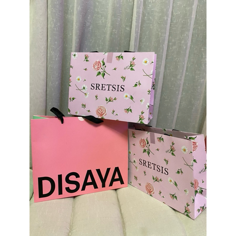 Authentic Disaya And Sretsis Brand Paper Bag From Shop | Shopee Philippines