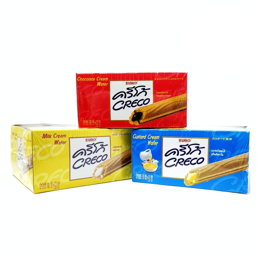 Creco Wafer 5 Baht (1box*12pcs) | Shopee Philippines