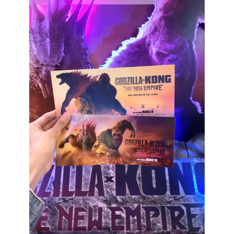 Godzilla x Kong Sticker: The New Empire Sticker From SF Cinema | Shopee ...