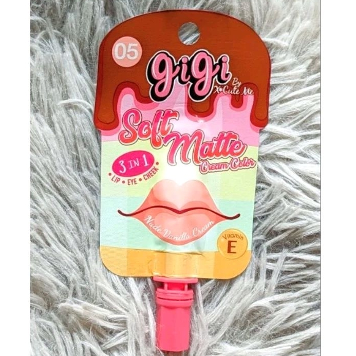** Lip Sachet no. 05 Nude Vanilla Cream Color 3 Sachets 1 Size 2 g ...