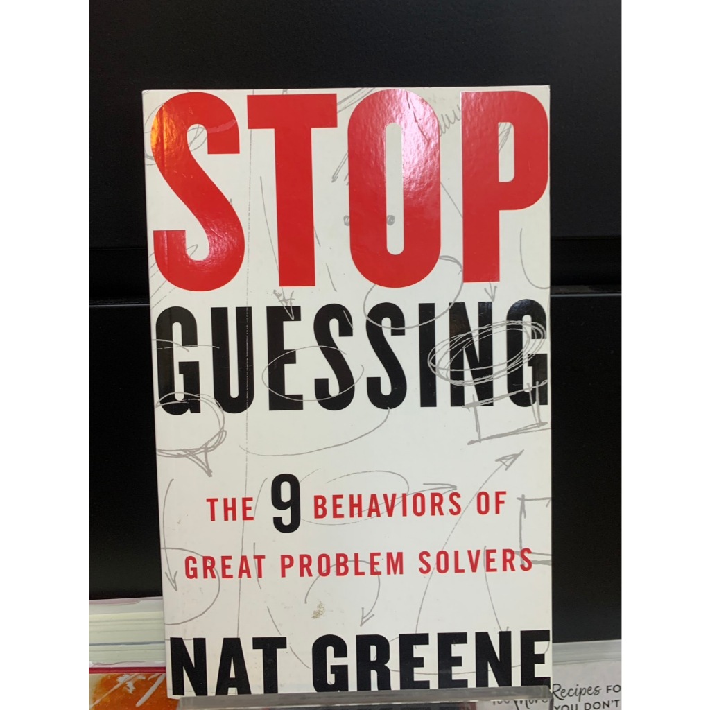 Stop Guessing-Nat Greene (English Used Bookstoregekko Books) | Shopee ...