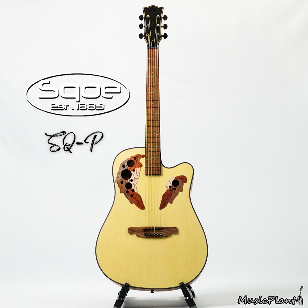 Sqoe Acoustic Electric Guitar Model SQ-P + EQ | Shopee Philippines