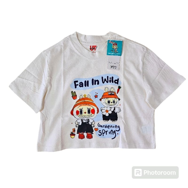 Labubu Farmer uniqlo x Popmart Crop Top | Shopee Philippines