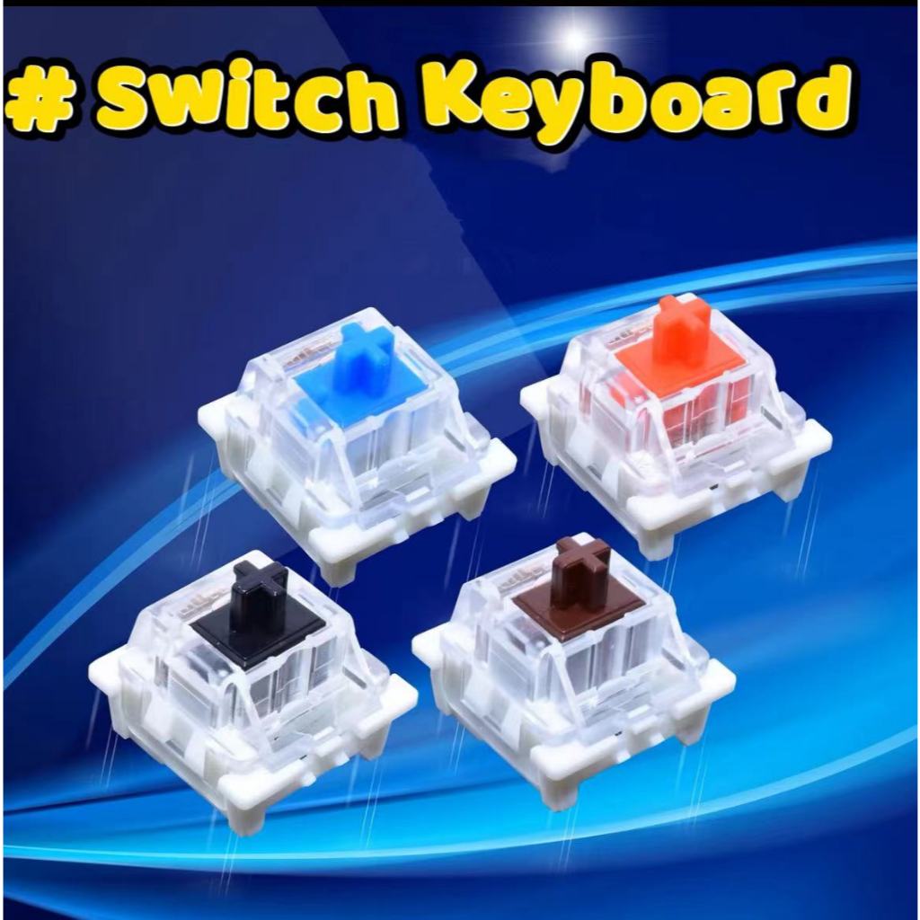Switch Red Blue Mechanical Keyboard Button (Cherry Mx Style) 2 Pin ...