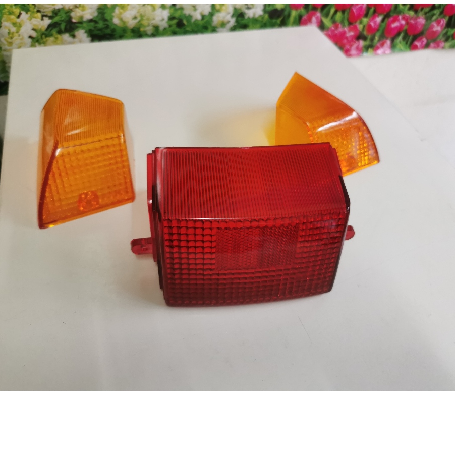 3 Pcs. Turn Signal Cap + Tail Lamp Mate U Y80U Motorcycle Yamaha/Y80U ...