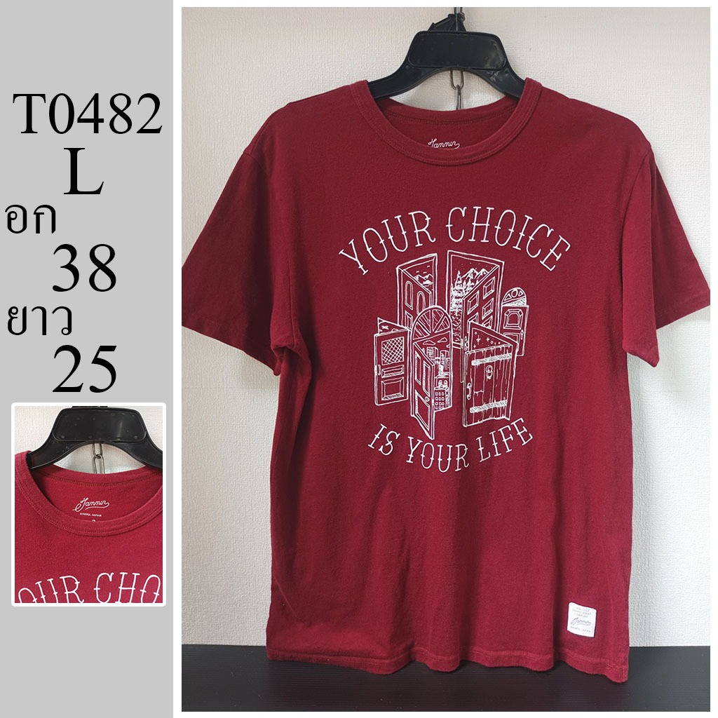 Original Brand T-Shirt Second Hand Size L Code T0482 | Shopee Philippines