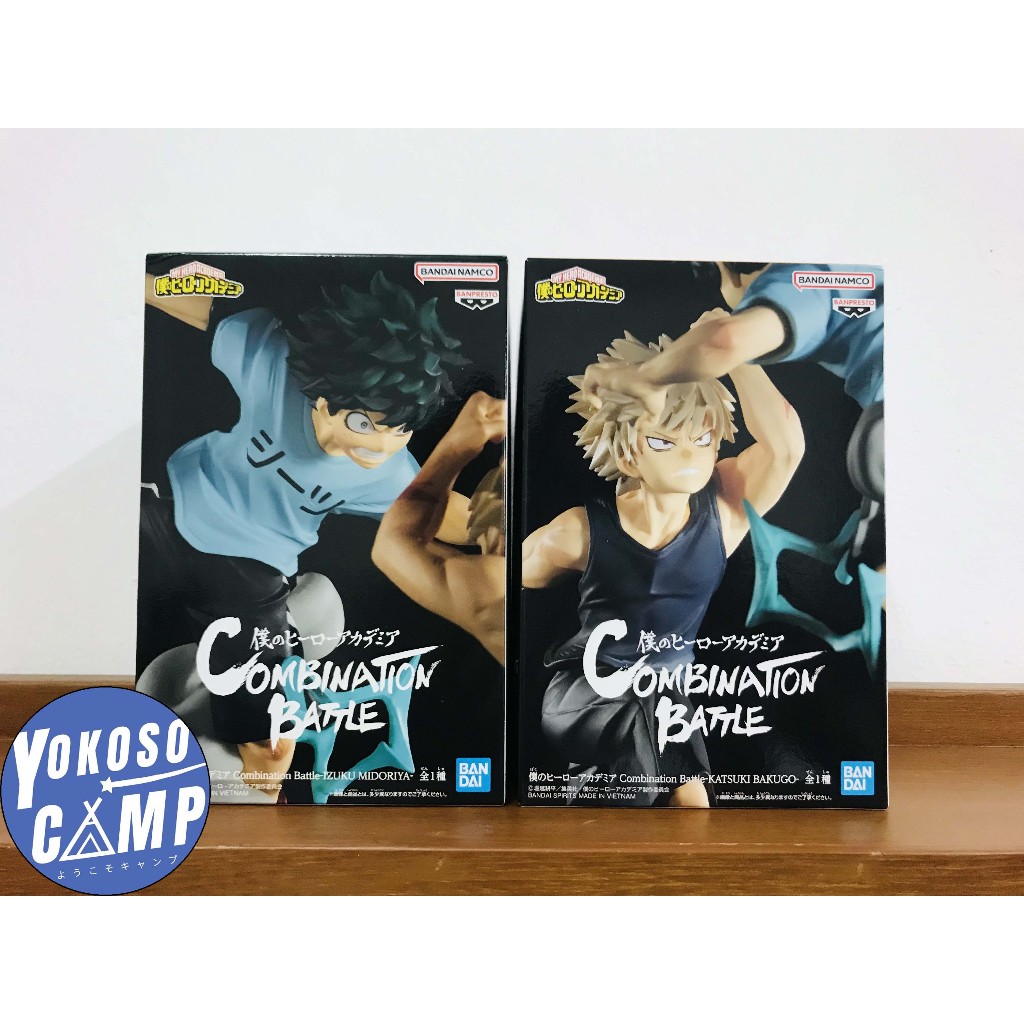My Hero Academia Combination Battle-Deku & Bakugo Banpresto | Shopee ...
