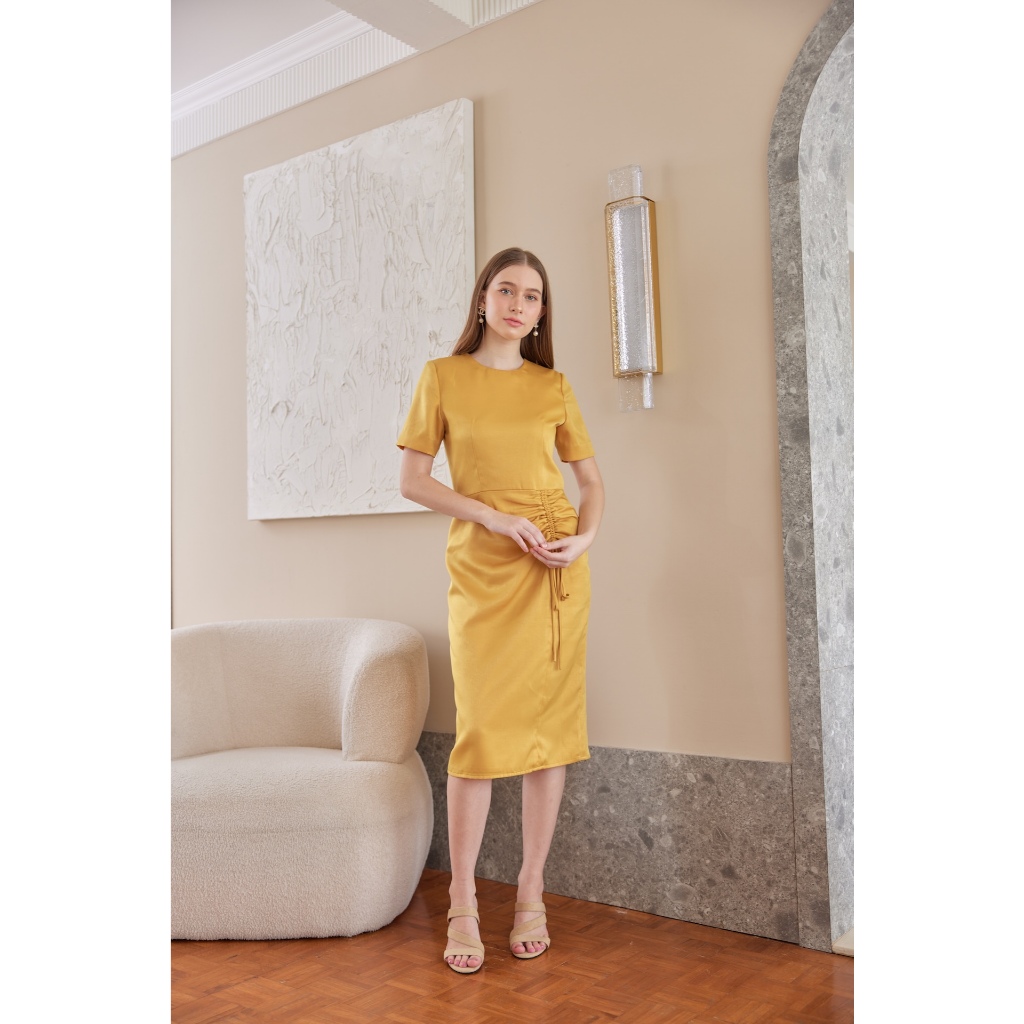 Kade | Marigold dress Model (KAD24) | Shopee Philippines