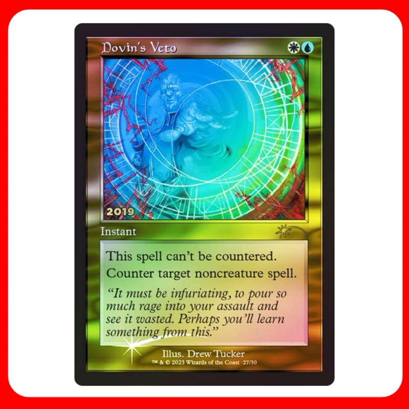 [MTG] Dovin's Veto [Promo] [MULTI] [RARE] [FOIL] [ENG] (Magic Card ...