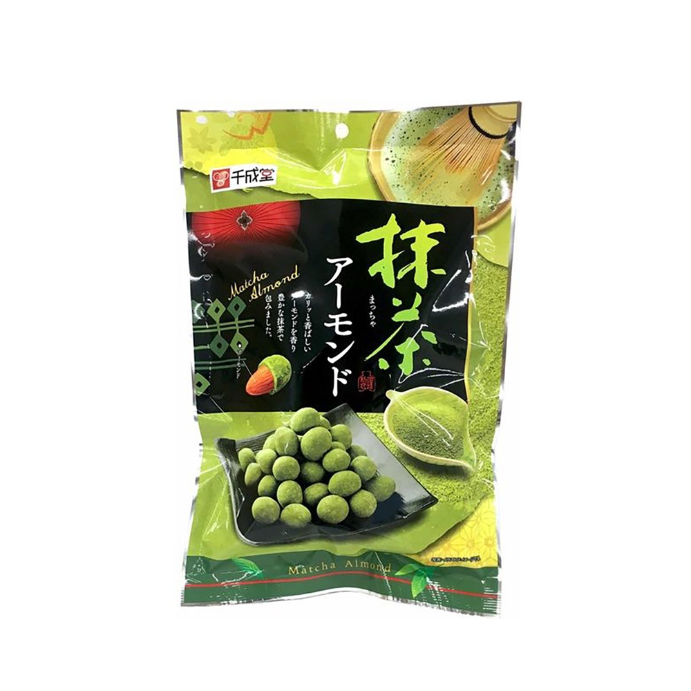 Sennarido Matcha Coated Almonds (Matcha Almond) Size 100 g by Cute ...