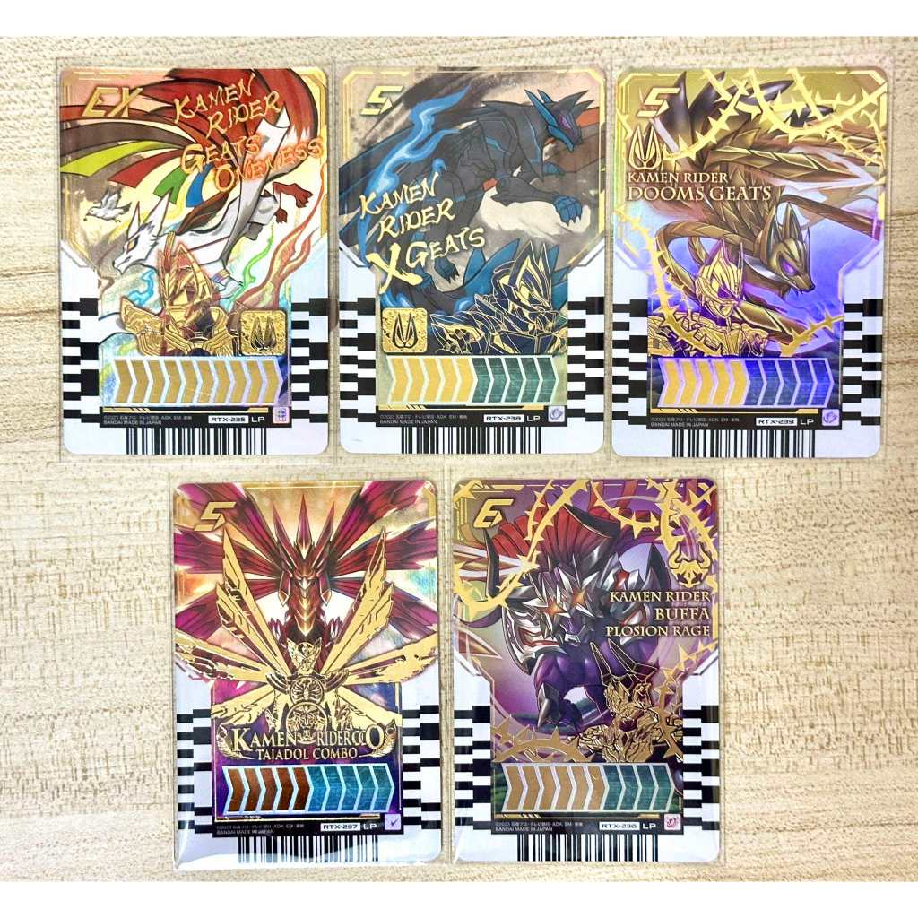 Ride Chemy Trading Card-Include LP Level Cards Kamen Rider Godchard ...