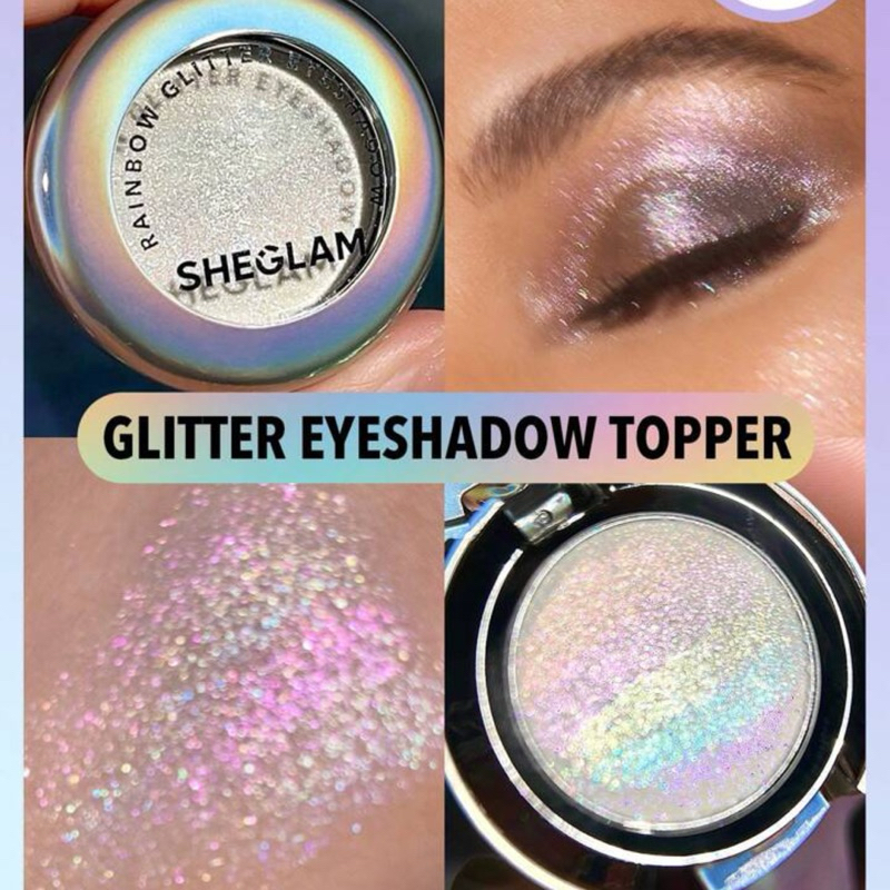 PRE-ORDER 7 Days SHEGLAM OVER THE RAINBOW GLITTER EYESHADOW TOPPER Eye ...
