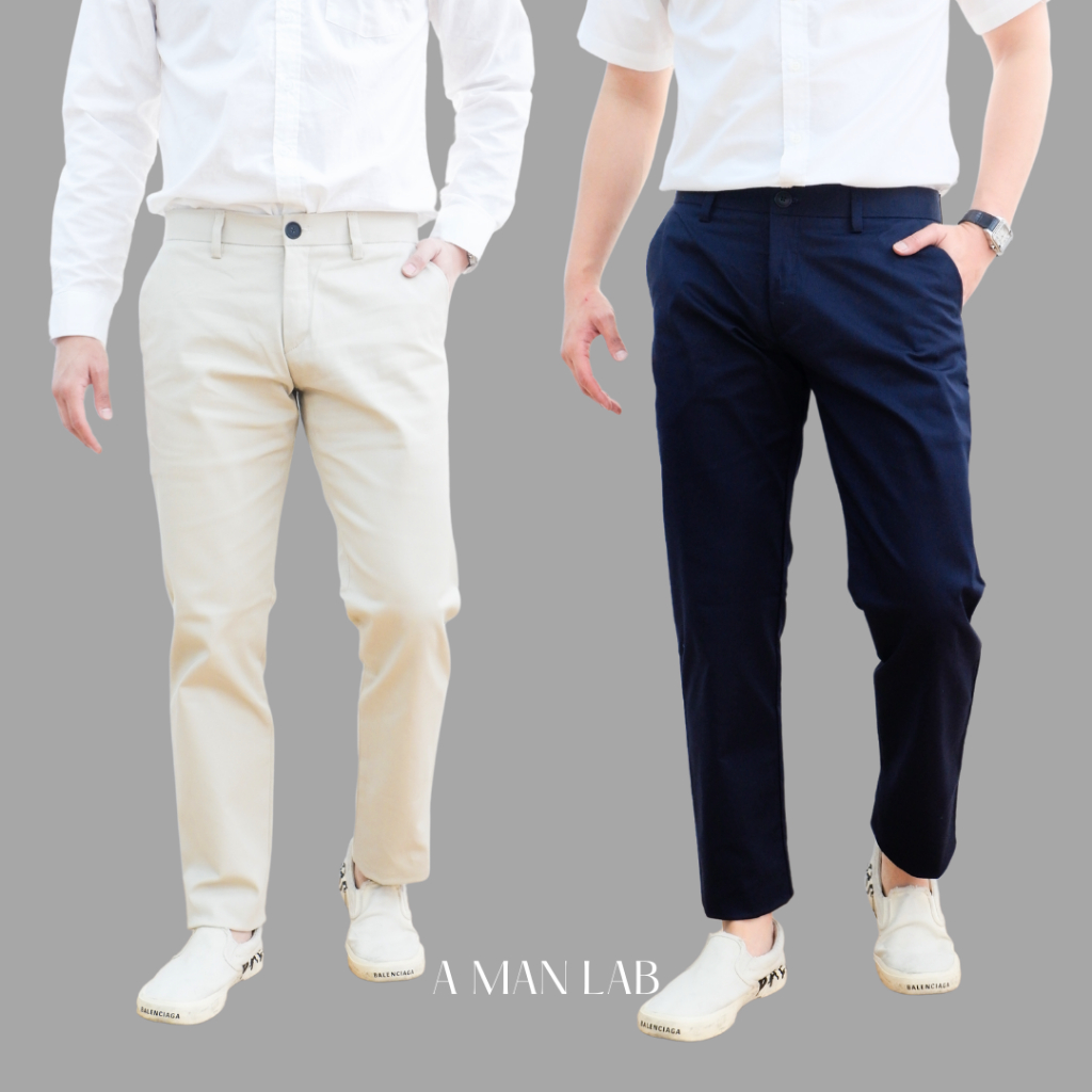 Men's Small PANTS A MAN LAB Slacks Chino MEN | Shopee Philippines