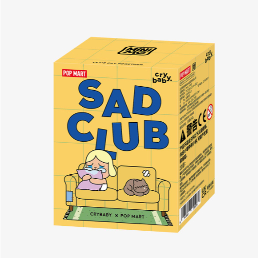 Popmart Crybaby Sad Club Series-Scene Sets Figure Check Card | Shopee ...