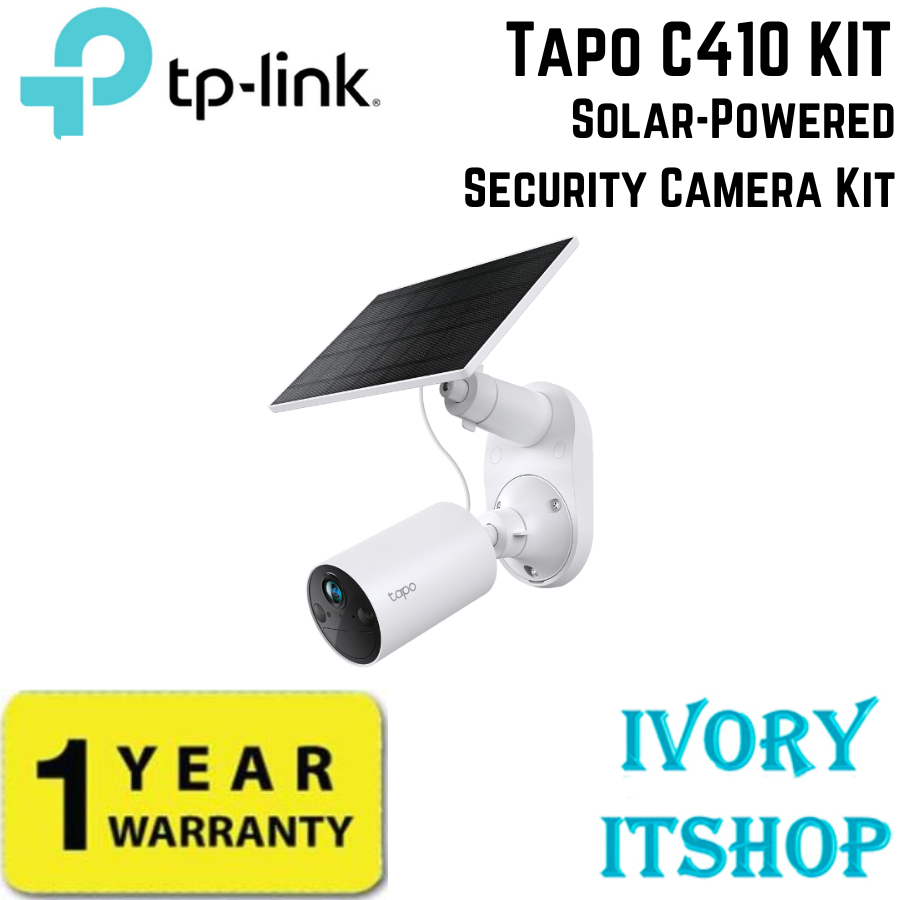 TP-Link Tapo C410 Kit 2K 3MP Clear Cctv With Solar Panel Solar-Powered ...