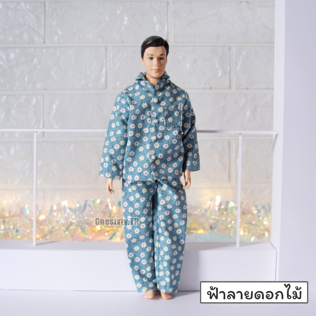 KEN Men's Doll Pajamas: Dolls Set: Barbie: Set Of Shirts + Pants There ...