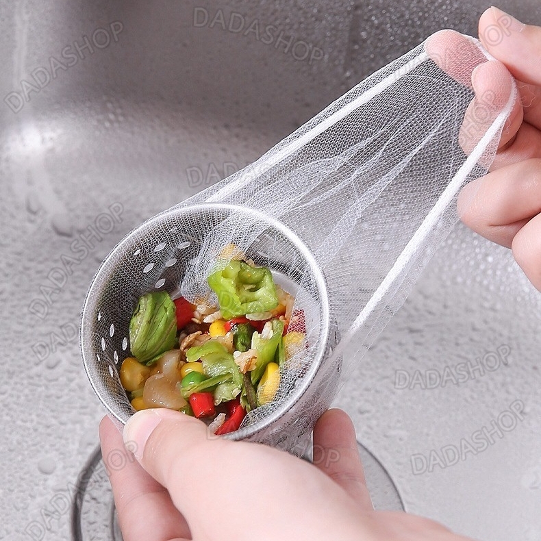 Garbage Filter Net Bag For Sink 100 Disposable Food Waste Filters ...