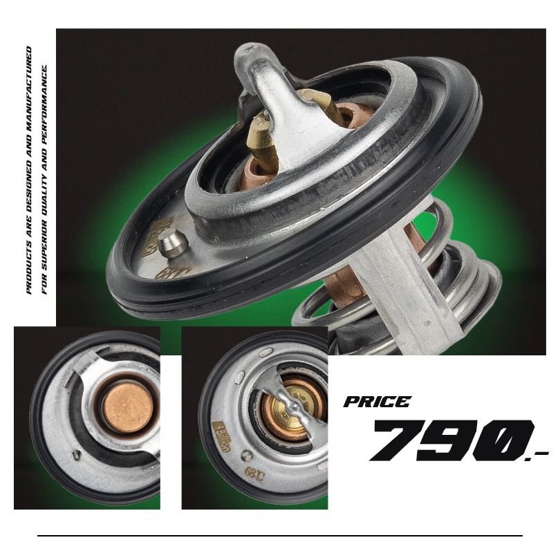 BILLION THERMOSTAT 68 C FOR MITSUBISHI MIRAGE/ATTRAGE Part No.1305A280 ...