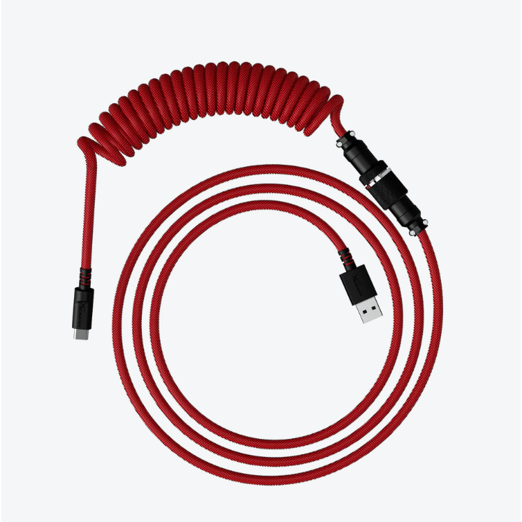 HyperX USB-C Coiled Cable (Black-Red) | Shopee Philippines