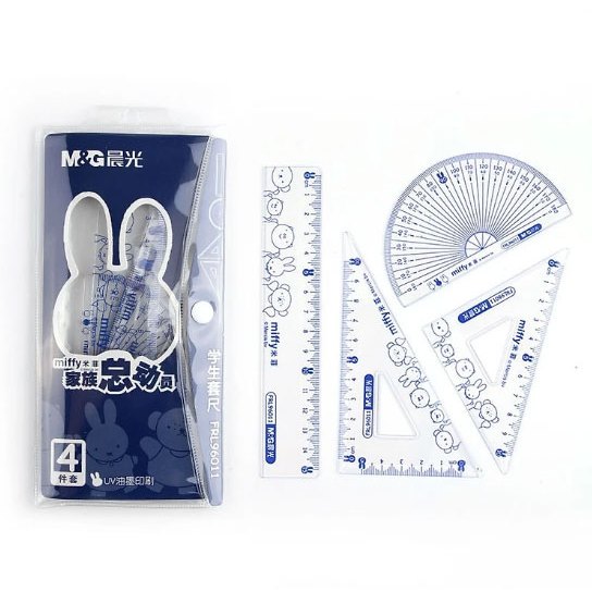 M&G miffy Geometry Set Of 4 (FRL96011) | Shopee Philippines