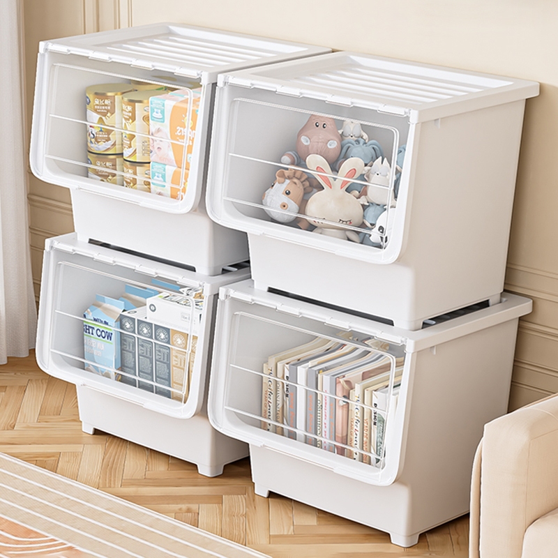 ROMO Front Opening Box Wardrobe Organizer With Lid Used To Store Things ...