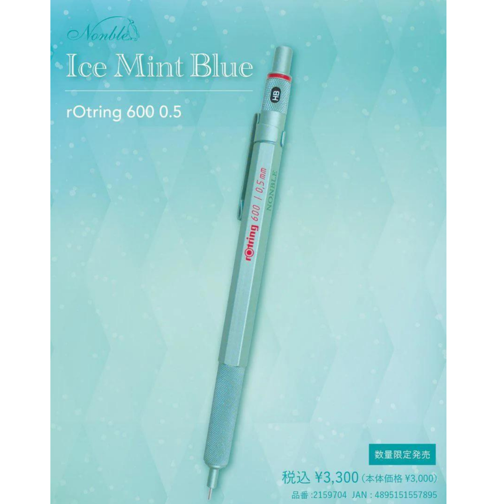 Rotring 600 MINT Limited Green Mechanical Pencil Drawing | Shopee ...