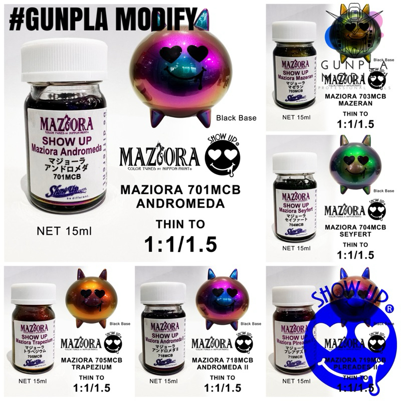 SHOW UP Maziora Special Effect Color 15 ml Size For The Soft Body Model ...