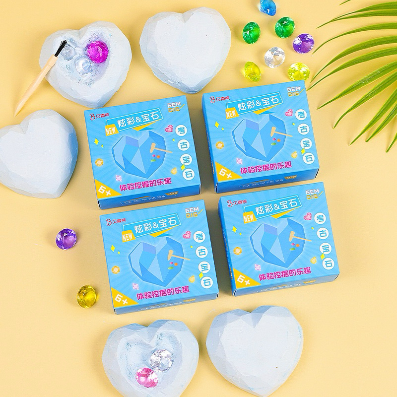 Dig Up Games For Gemstones Puzzle Toys Gemstone Mine With Accessories ...