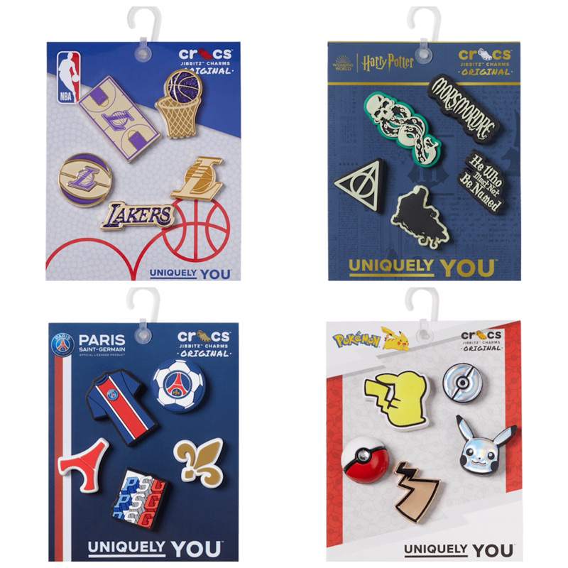 NBA Harry Potter PSG POKEMON Jibbitz crocs % | Shopee Philippines