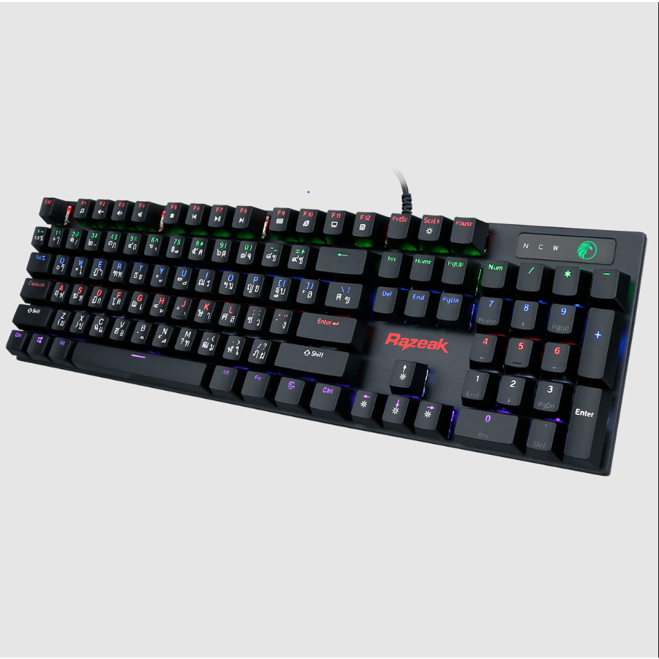 Razaek RK-X61 Pantheon Metal Mechanical Gaming Keyboard-HITECHubon ...