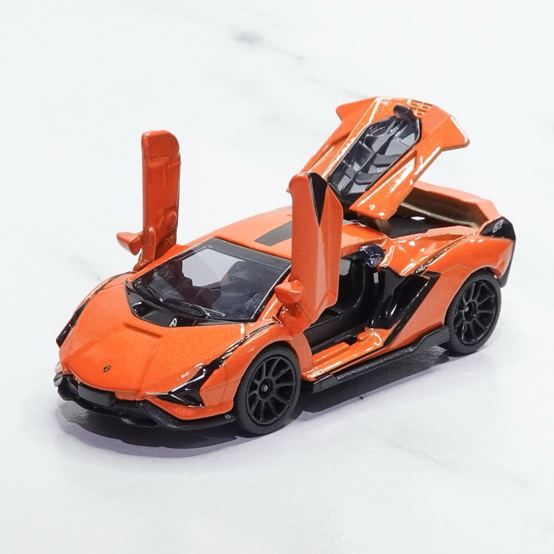 Majorette Lamborghini Sian FKP 37 No.63 Orange Tire Model | Shopee ...