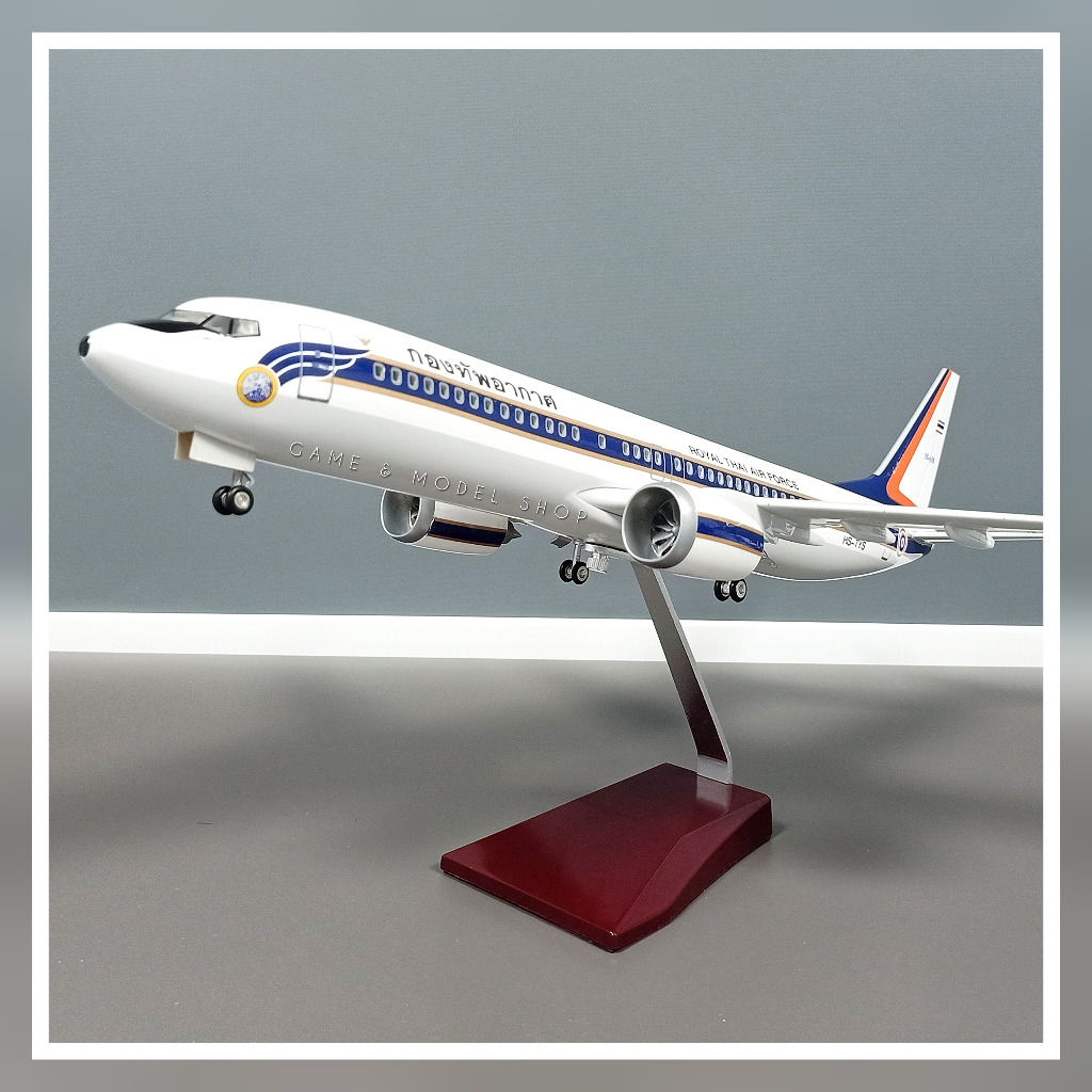 Boeing 737 Aircraft Model Thai Air Force 46 Cm Long (With Light) Plane ...
