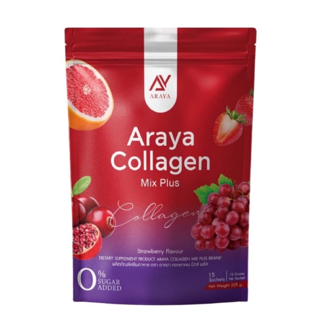 Araya Collagen Mix Plus (1 Pack Contains 15 Sachets) | Shopee Philippines