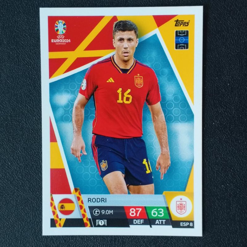 (ESP Team) Football CARD EURO 2024 MATCH Attack Bass (BASE TOPPS 2024 ...