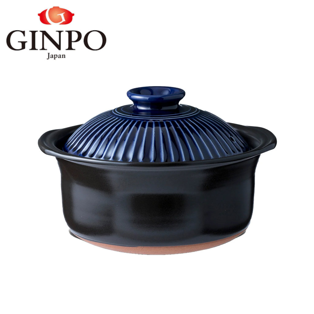 GINPO Claypot For Cooking Kikka Rice 2.6 Liters (Made in Japan ...