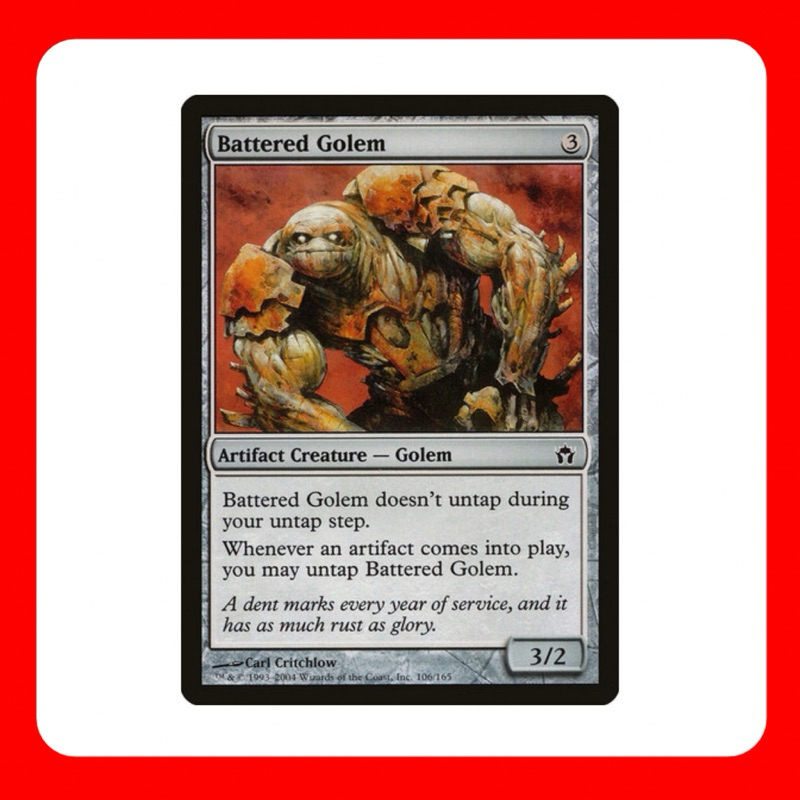 [MTG] Battered Golem [5DN] [ARTIFACT] [COMMON] [NORMAL] [ENG] (Magic ...