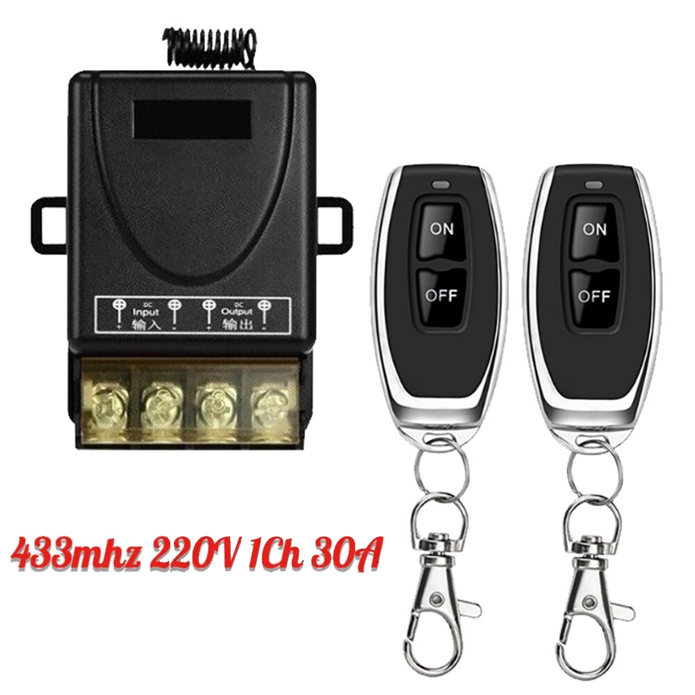 Switch Remote Control Water Pump 433mhz 220V 1CH30A Body Signal On Off ...
