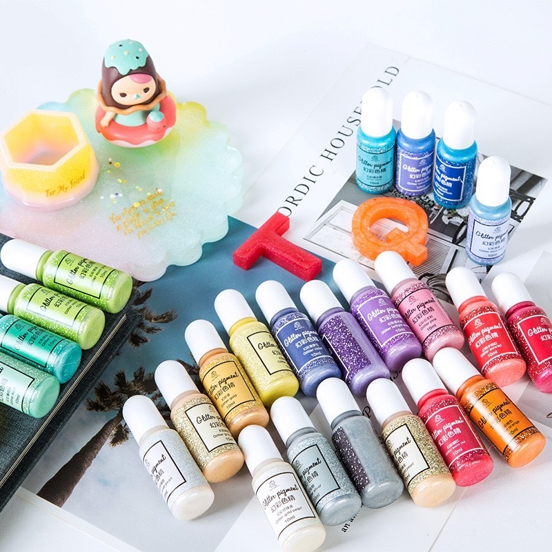 Glyster Dye Compatible With epoxy uv resin Suitable For Cosmetic diy ...
