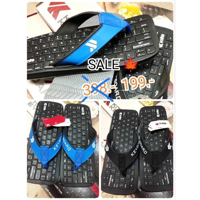 Kito Shoes A99W Keyboard Shape Foot Massage Button Teh Comfortable ...