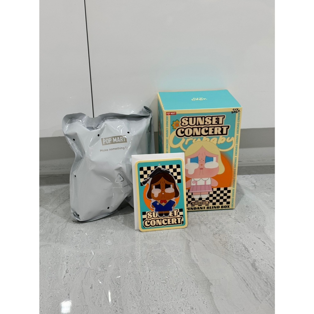 POPMART Crybaby Sunset Concert Secret Check Card Not Unwrapped The Last ...
