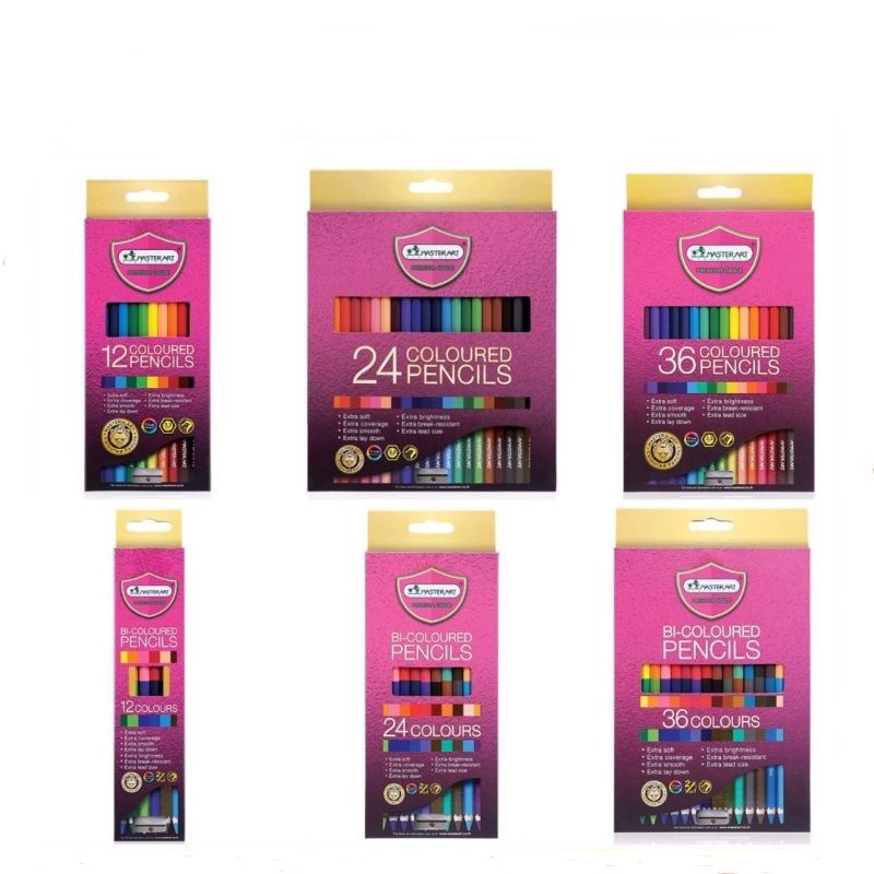 Master Art Premium Colored Pencil Set 12 24 36 I Grade Wooden Color ...