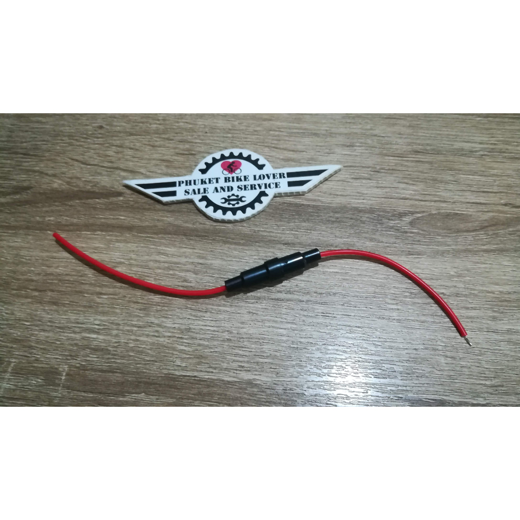 Wire-Mounted Glass Tube Fuse Holder Box For Motorcycles Electrical ...