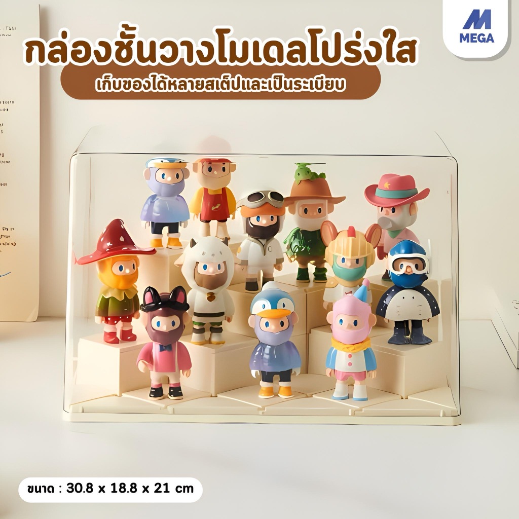 Model Shelf Labubu Figure Box Display Cabinet Clear Acrylic Easy To ...