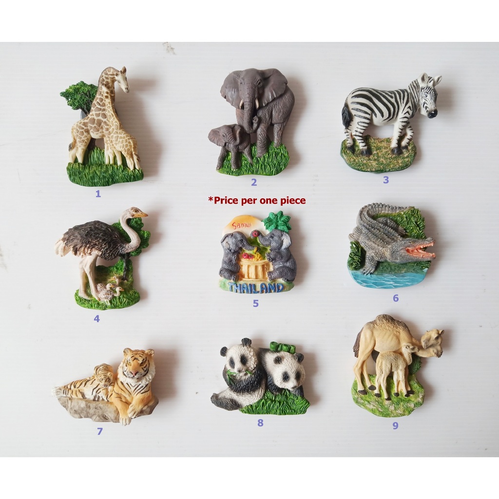 Decorate Your Fridge with Animal Magnets with Wildlife Wonders Resin ...