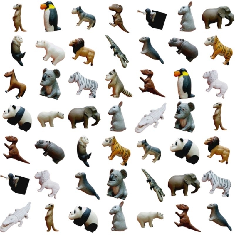 ** Model Gashapon Animal Chin Protruding Set 1 Real Japanese Work ...