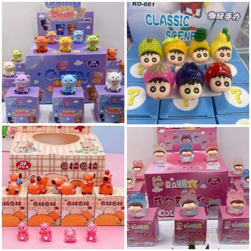 In Pop bean Mini Dipping Box Random Miniature Model labubu sanrio ...