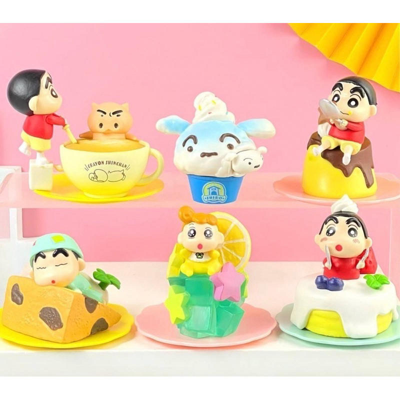 Crayon Shin-Chan Model Cute Dessert Set To Eat All Beautiful Work Size ...