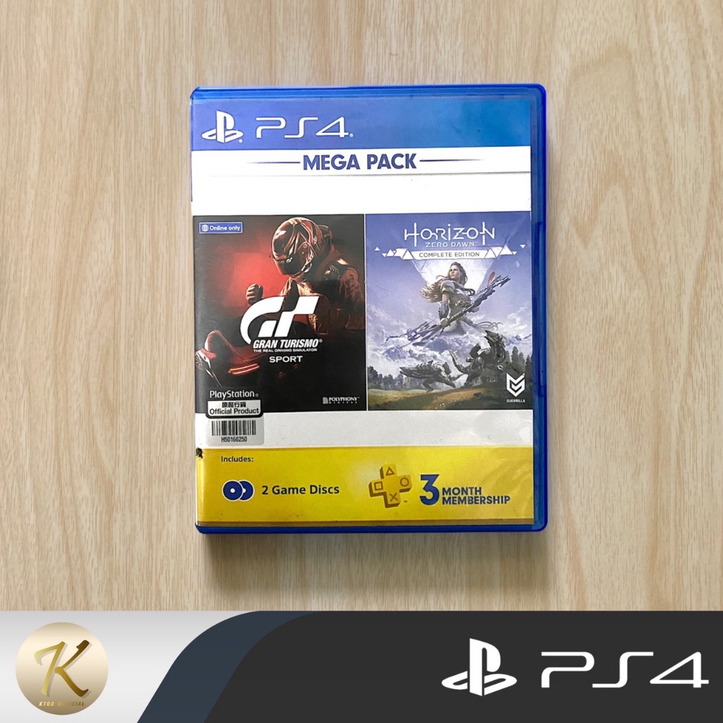 PS4 Game Disc: Gran Turismo Sport + Horizon Edition (2nd Hand Ready To ...